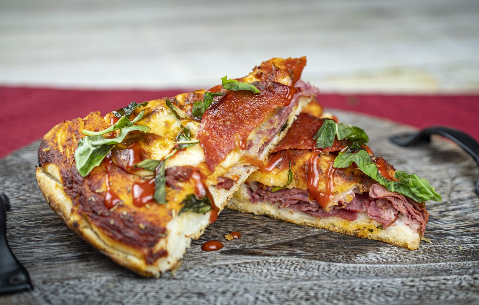 Pizza. Reuben.